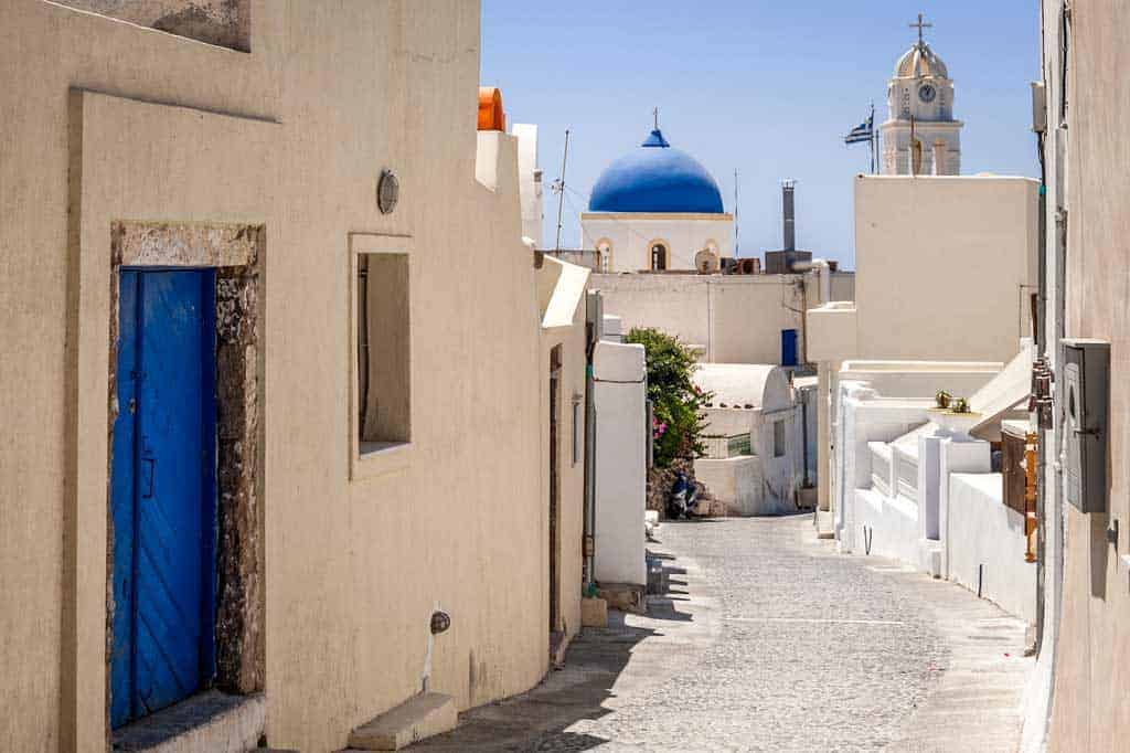 Megalochori Santorini | Megalochori village Guide Santorini