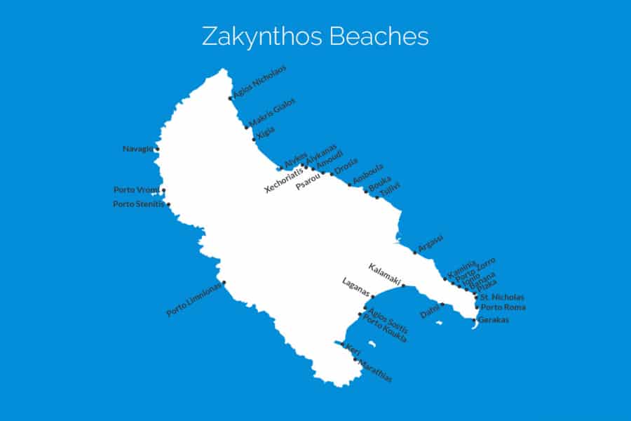 Zakynthos Beach guide updated for 2025